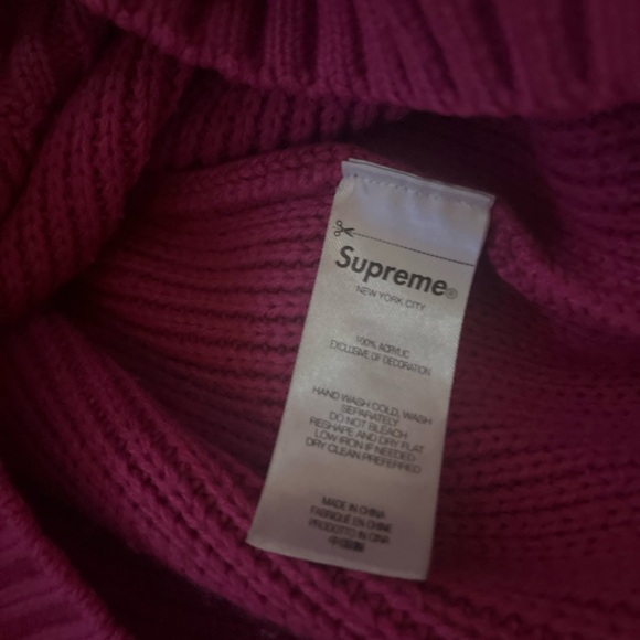 Supreme | Sweaters | Supreme Pink Sweater | Poshmark